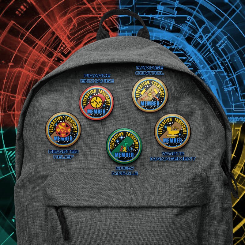 SPEC Division Collector Pin Set - Federation Crew