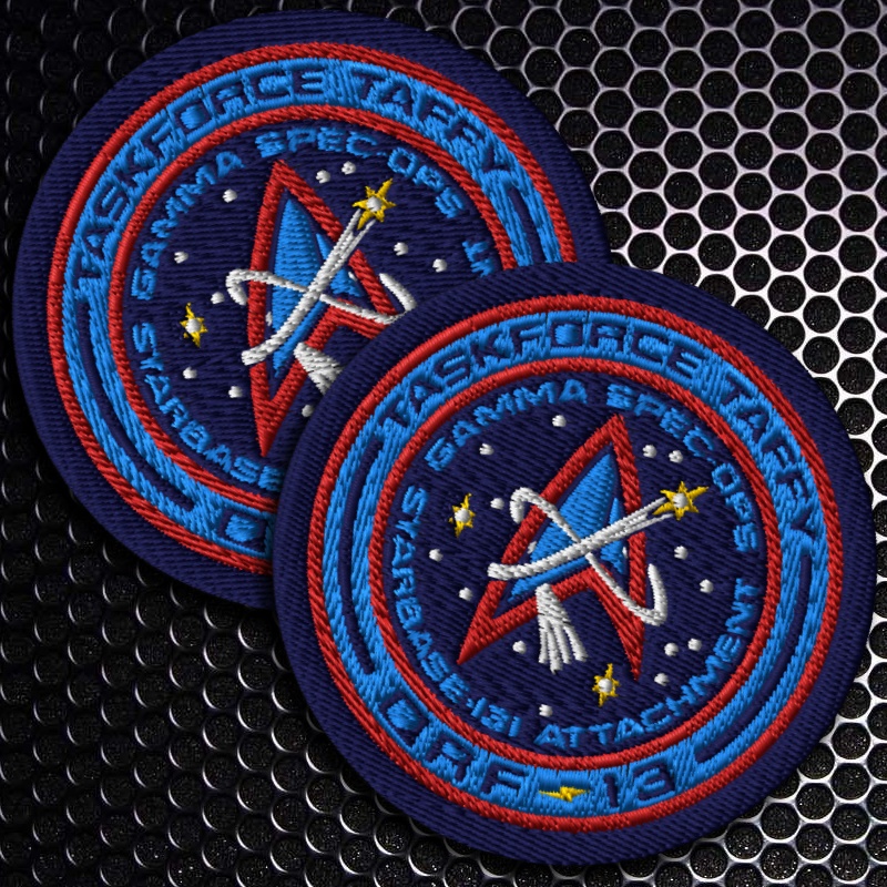 Taskforce Taffy Embroidered ⌀3 in Patch - Federation Crew